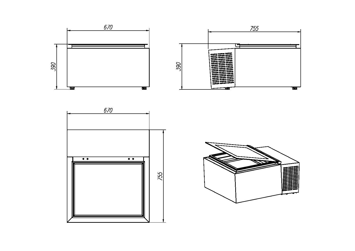 DTF-3 (SD59H) Line drawing – Trufrost