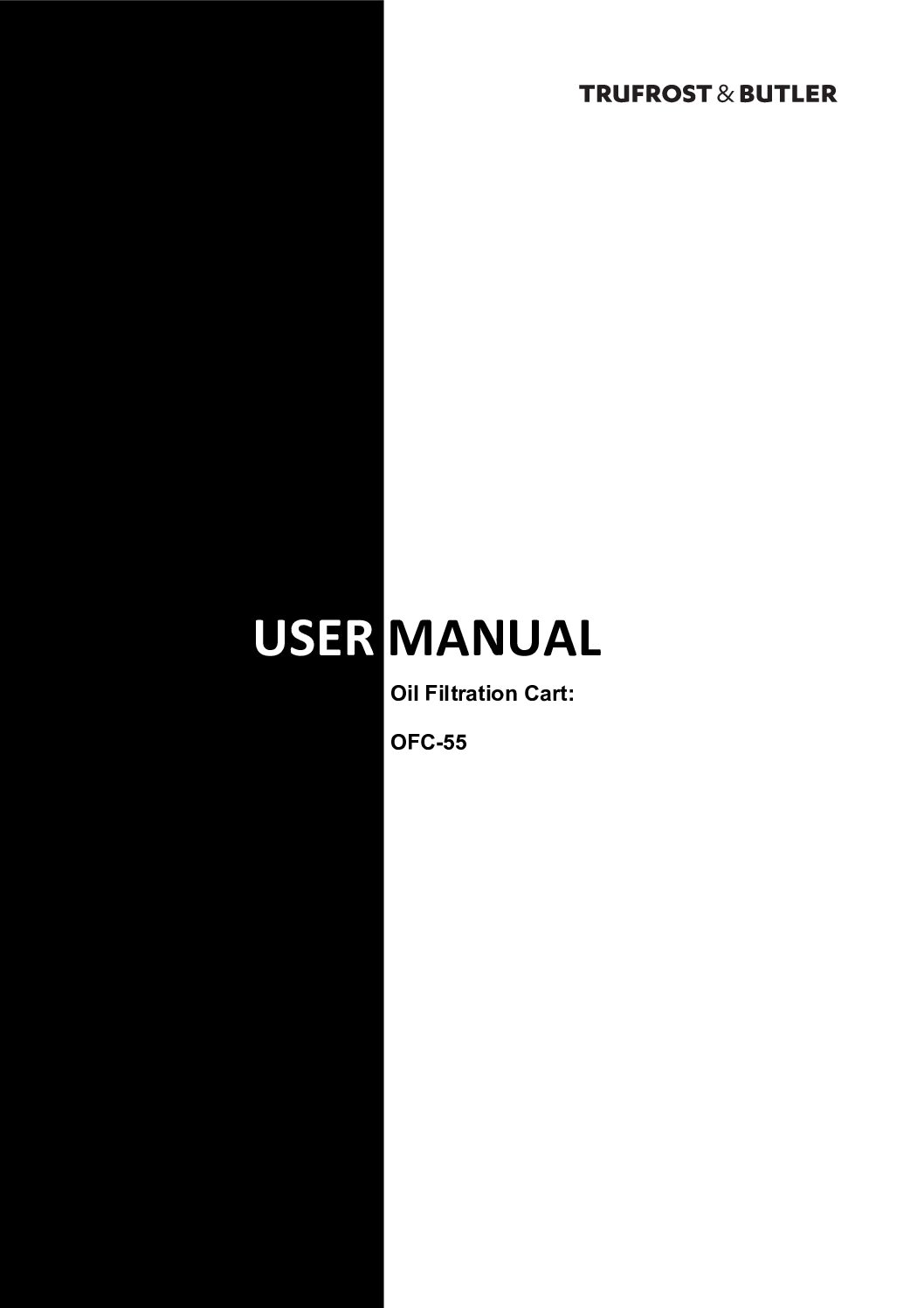 OFC-55 Oil filter User’s Manual – Trufrost