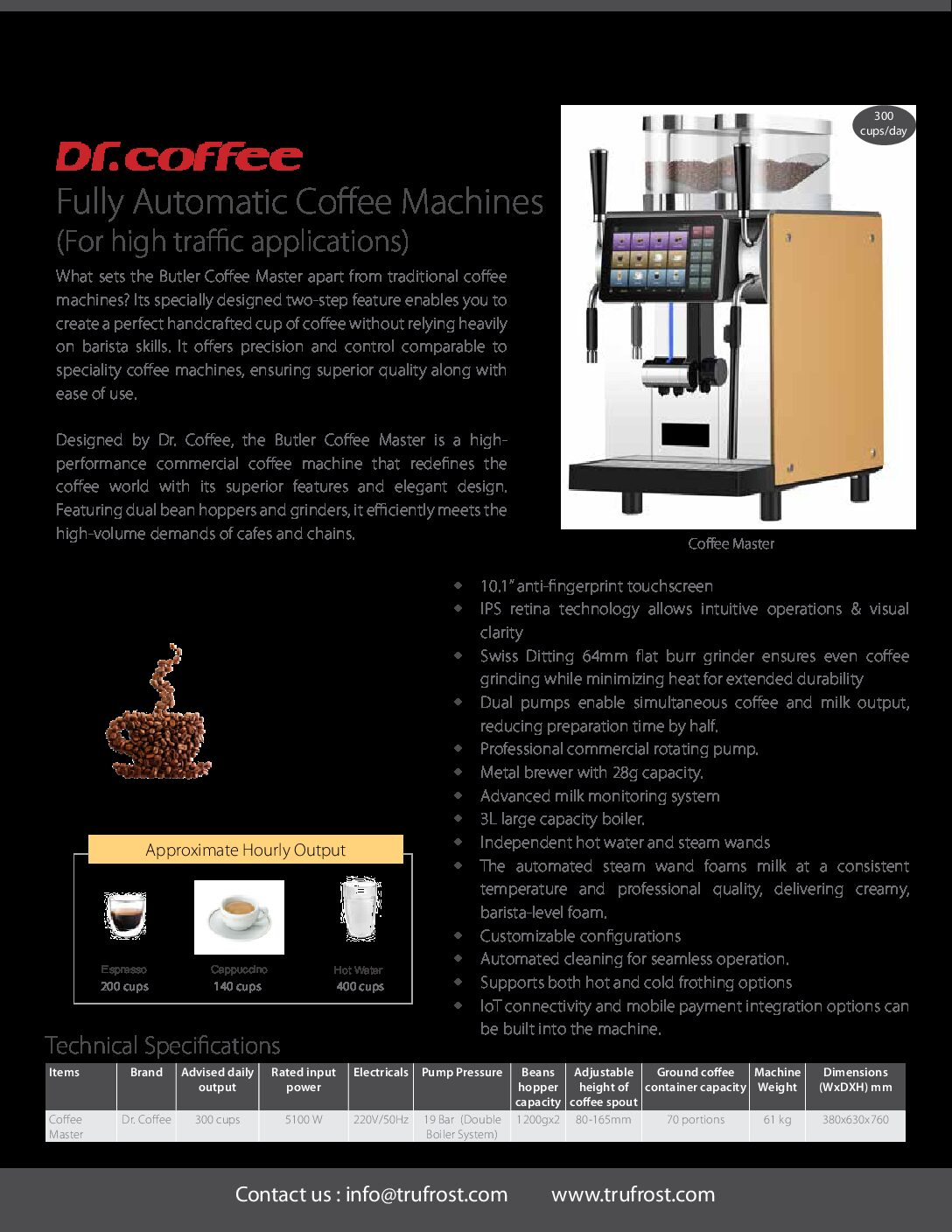 coffee master – Trufrost